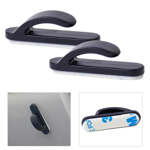 2 Pack Mini Car Dashboard Hooks with 3M Adhesive for Auto Storage ...