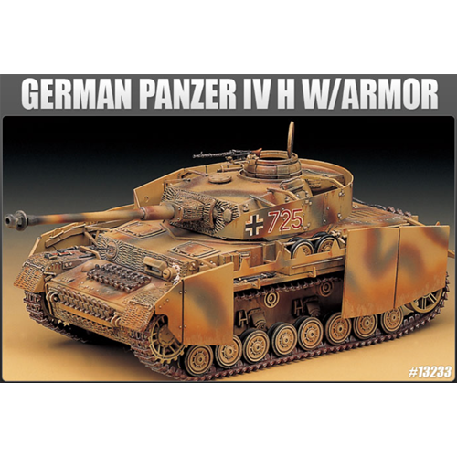 GERMAN PANZER IV H WITH ARMOR KIT 1:35 Academy Kit Mezzi Militari New ...