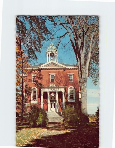 Postcard Hathorn Hall Bates College Lewiston Maine USA | eBay