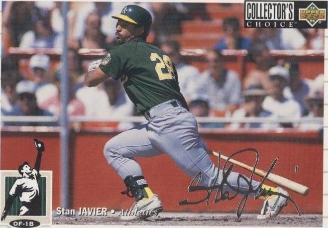 1994 Upper Deck Collector's Choice - Stan Javier #598 Silver Foil ...
