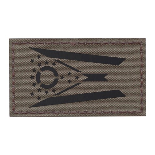 infrared IR Ohio state flag ranger green morale IFF tactical patch | eBay