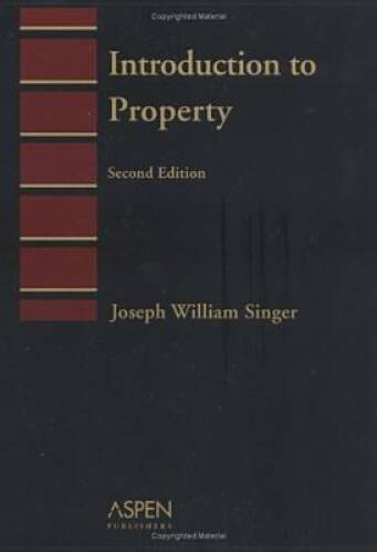 Introduction To Property (Introduction to Law Series) - Paperback ...