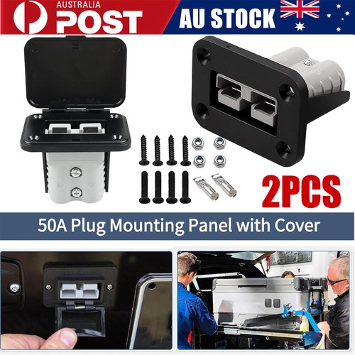 2Pcs Anderson Plug Mounting Panel 50Amp Flush Mount Recessed Plate ...
