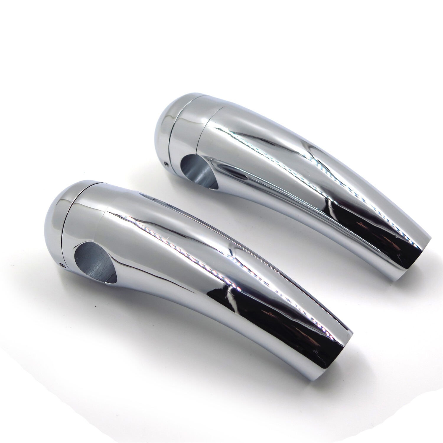7/8" 22mm Universal Bar Custom handlebar Chrome Risers Motorcycle Dirt ...