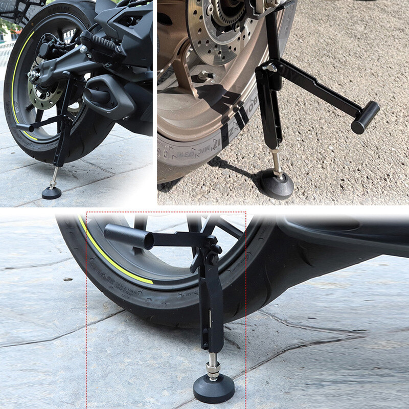 Motorcycle Rear Wheel Support Lifting Support Frame Foldable Stand ...