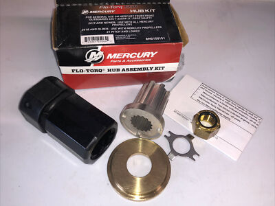 8M015015 NEW GENUINE OEM MERCURY OUTBOARD FLO-TORQ SSR HUB KIT LOT S4 ...