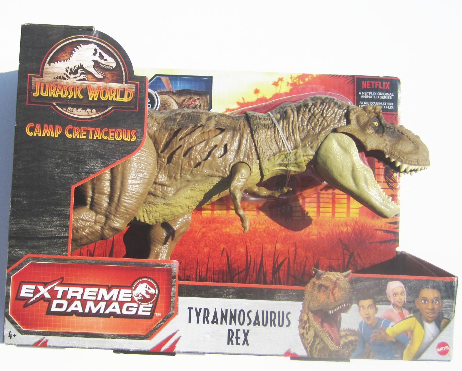 Jurassic World BIG Tyrannosaurus T-Rex Extreme Damage 17" Figure Camp ...