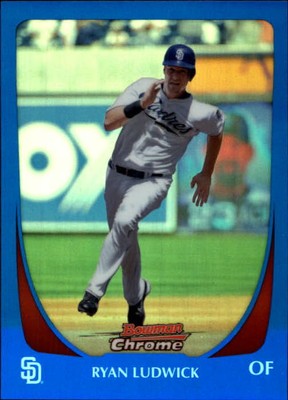 2011 Bowman Chrome Blue Refractors #96 Ryan Ludwick /150 | eBay
