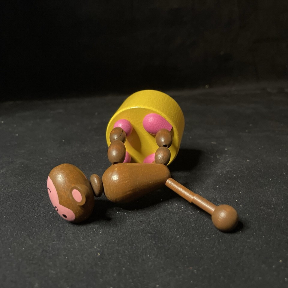 Vintage Rare HTF Petra Toys Monkey Push Puppet Toy Baby Einstein | eBay