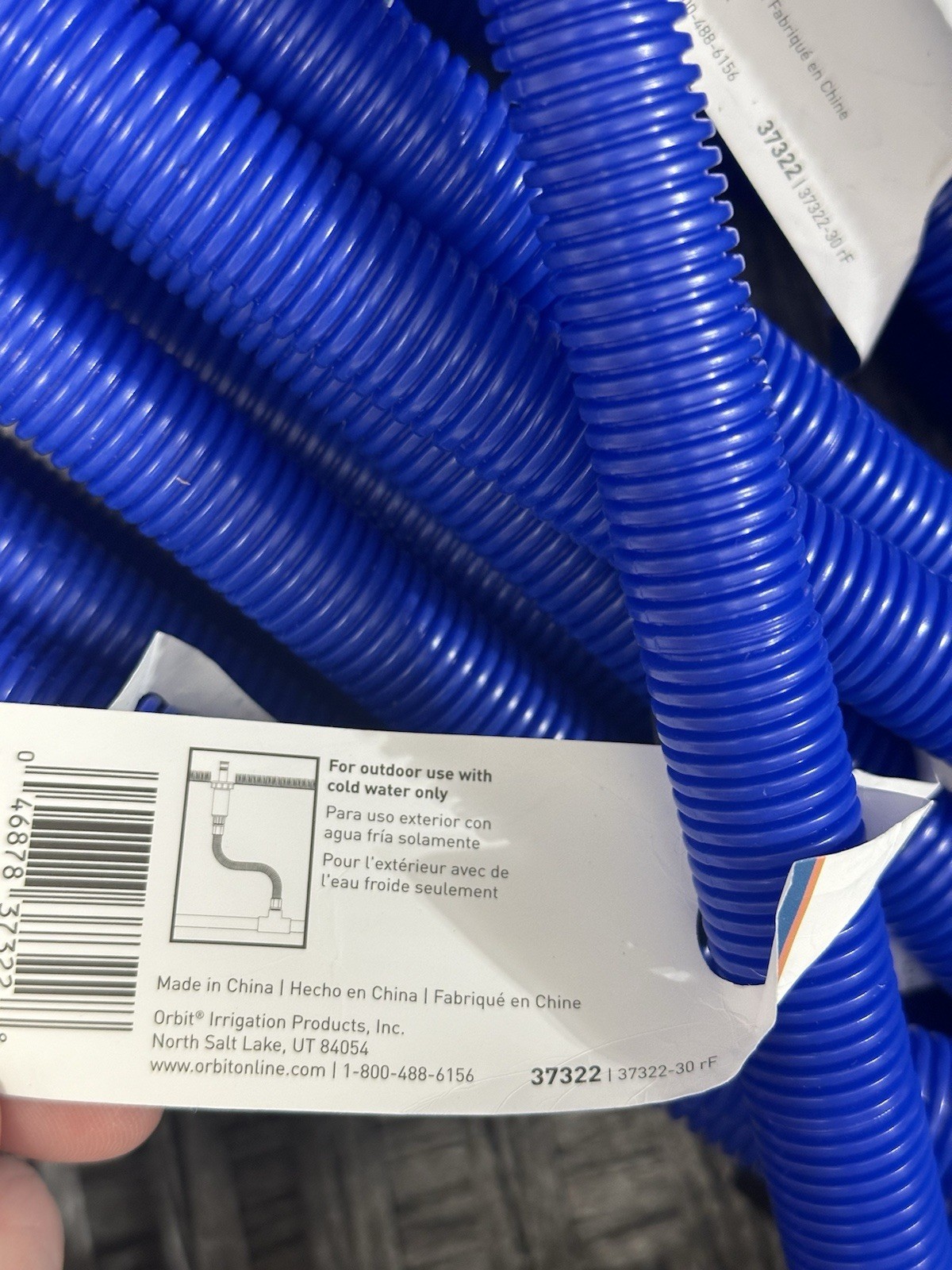 25pk Orbit 1/2 x 3/4 x 18-inch Long MNPT Multi-Flex Sprinkler Tubing ...