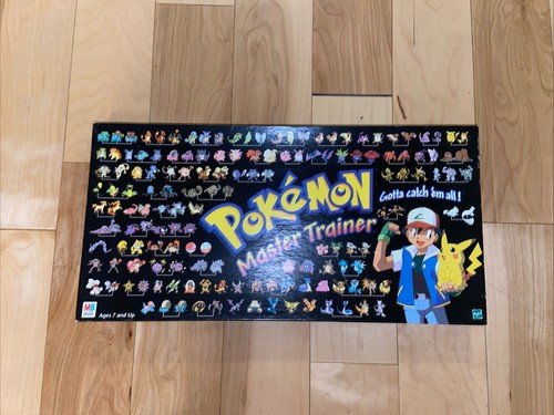 Hasbro Pokemon Master Trainer Game Board 1999 Edition - Not Complete ...