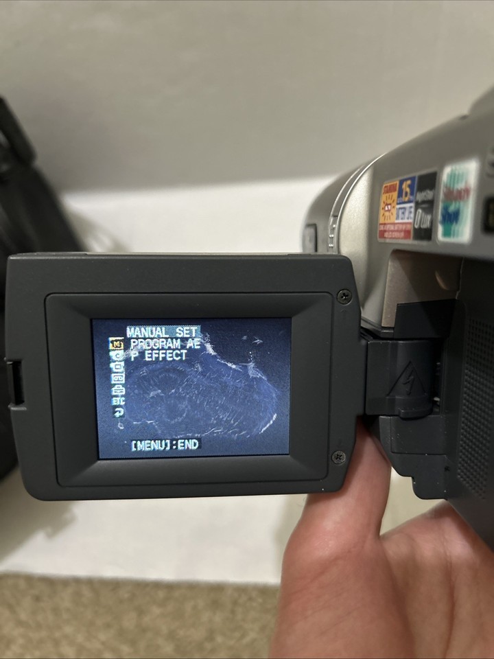 Sony Handycam CCD-TRV308 Camcorder Hi8 8mm Powers On Not Fully Tested ...