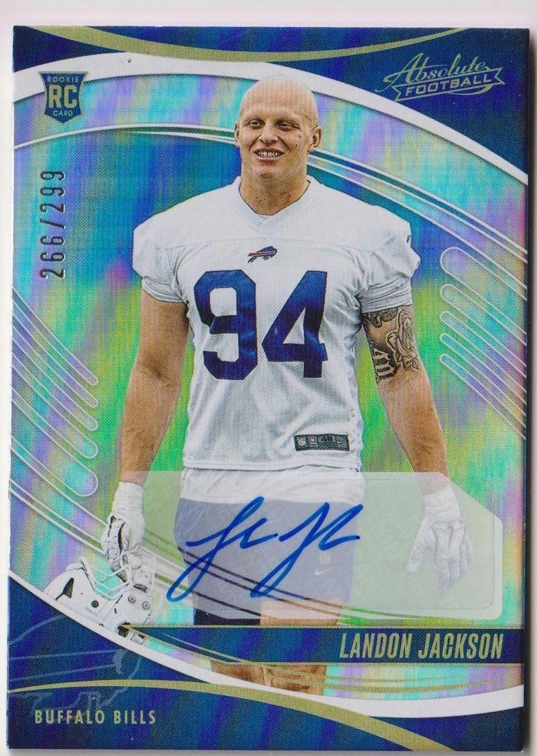 2025 Panini Absolute - Rookies Landon Jackson #153 Spectrum Signatures ...