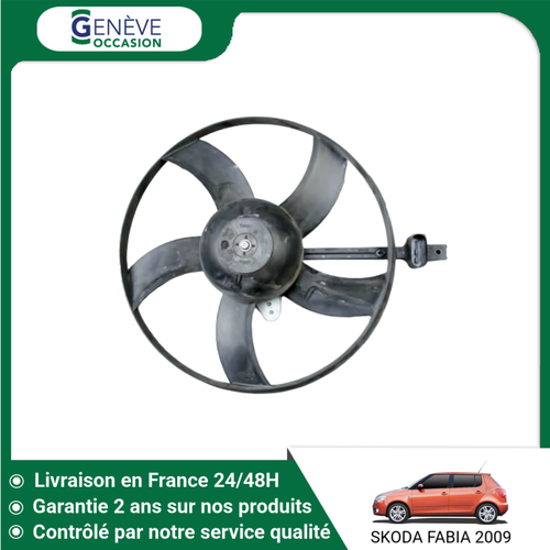 🇫🇷 MOTEUR VENTILATEUR RADIATEUR SKODA FABIA 6Q0959455AF ♻️ | eBay