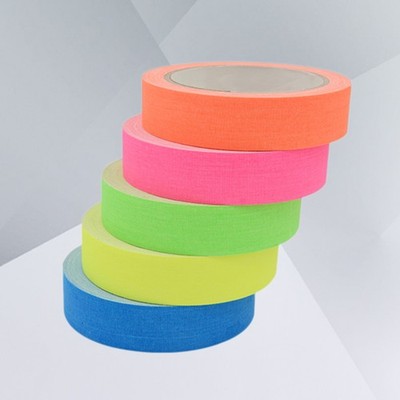 10 pcs Fluorescent Cloth Tape Glow in The Dark Neon Gaffer Tape Party ...