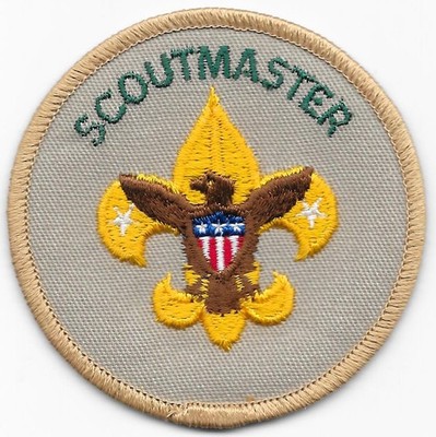 Scoutmaster 1989-Current Clear Waffle PB Adult Position Patch Boy ...