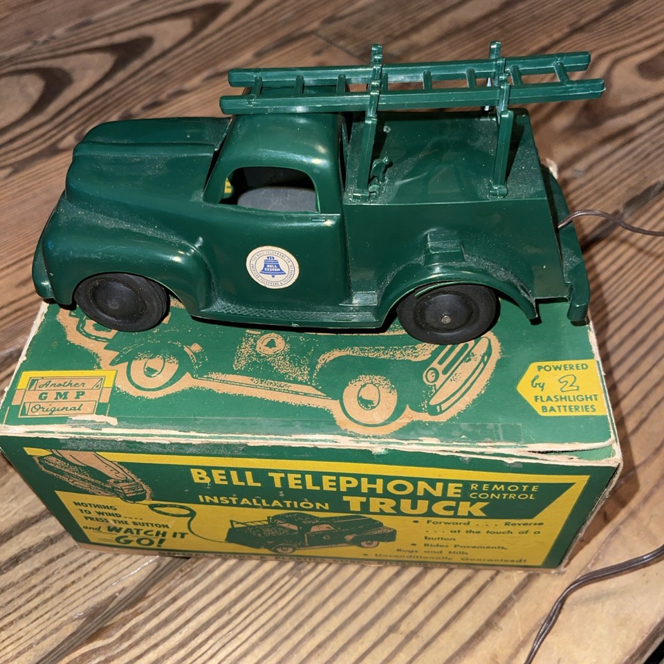 1950s BELL TELEPHONE REMOTE CONTROL BATTERY OPERATED GREEN UTILITY ...