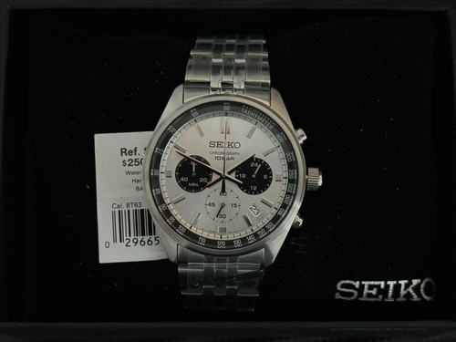 SEIKO SSB425 SILVER dial dynamic chronograph SSB425-NEW | eBay