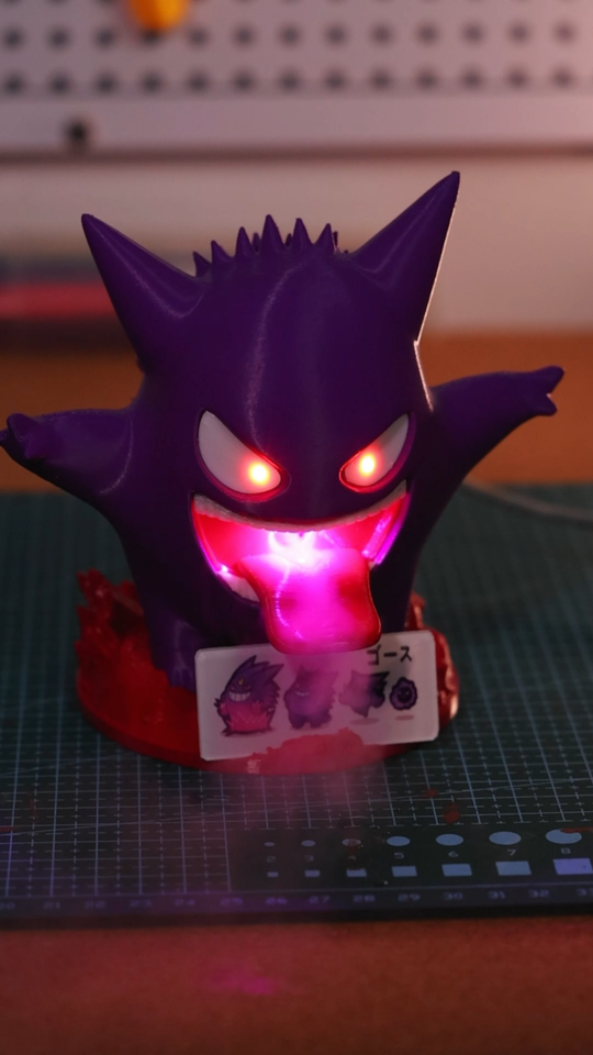 Gastly 3D Printed Pokemon Luminous New Ver Humidifier Cool Desk Decor ...