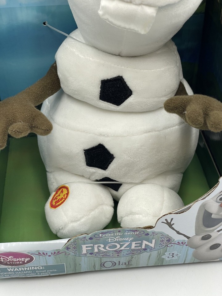 Disney Store Frozen Talking and Singing Olaf 2014 Electronic Plus# Nib ...