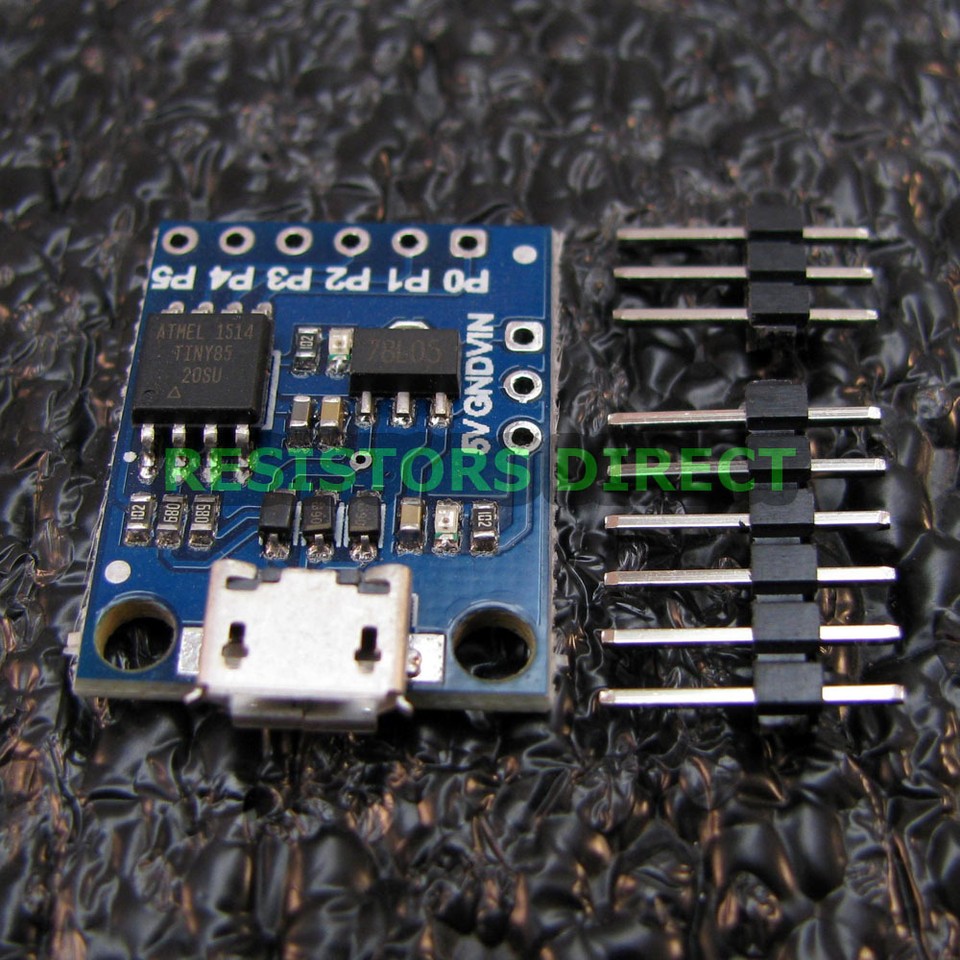 Digispark Kickstarter ATTINY85 Mini USB Micro Development Board Arduino ...
