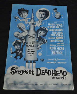 "Sergeant Deadhead the Astronut" - Movie Pressbook -1965 (Grade VF+)WH ...