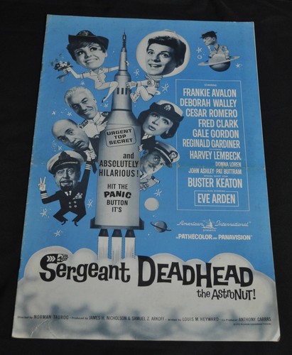 "Sergeant Deadhead the Astronut" - Movie Pressbook -1965 (Grade VF+)WH ...
