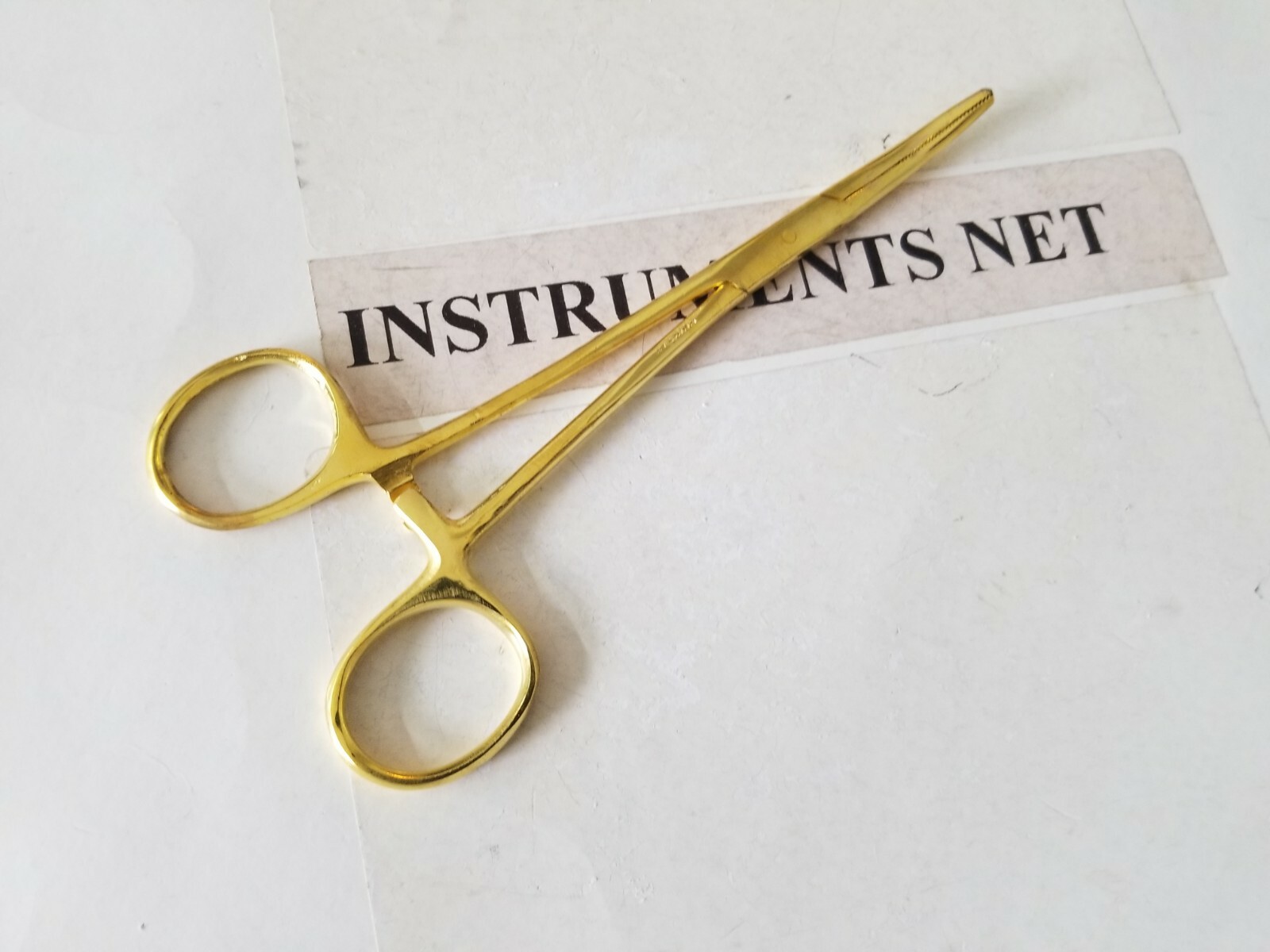 1 piece Kelly Hemostat Forceps Gold Handle Surgical Medical EMS 5.50" - Curved | eBay