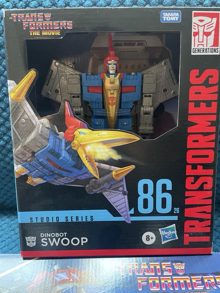 Transformers Studio Movie 86 Optimus Prime & Dinobot Swoop Lot New Read ...
