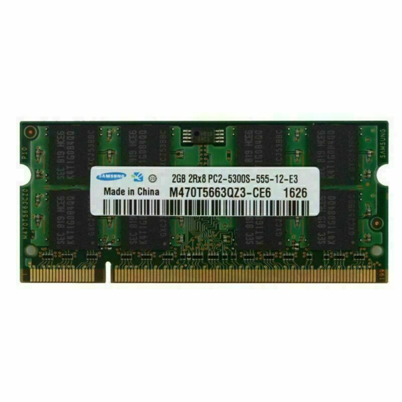 4GB 8GB For Samsung 2RX8 PC2-5300S DDR2 667MHz 200Pin Laptop Memory So ...