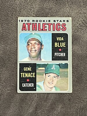 1970 Topps Vida Blue Athletics Rookie Stars #21 VG-EX RC A’s Gene ...
