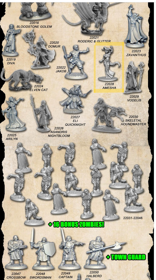 Reaper Bones: Kickstarter #6 sinlge miniature 22028 Amesha | eBay