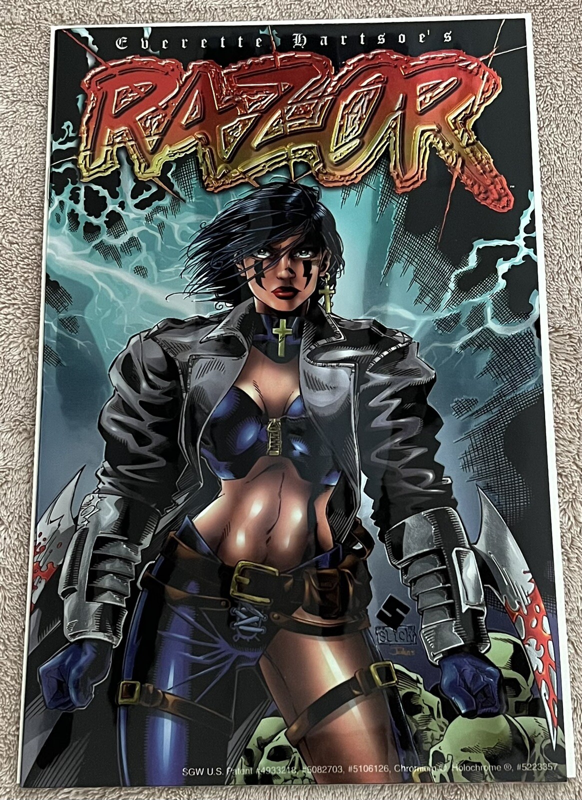 1996 Razor Volume II #1 London Night Everette Hartsoe Chromium Cover GEM MINT | eBay