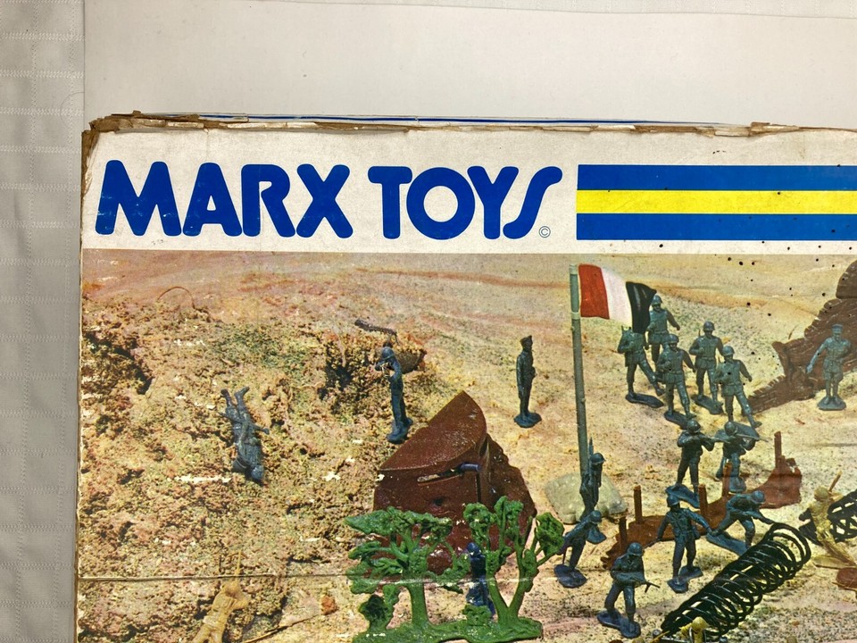 VTG ORIGINAL Marx Battleground WWII Playset #4756 EMPTY BOX ONLY ...