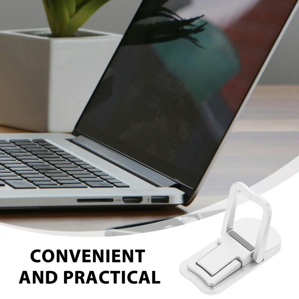 Foldable Mini Laptop Desk Feet Riser Computer Cooling Rack Bracket ...