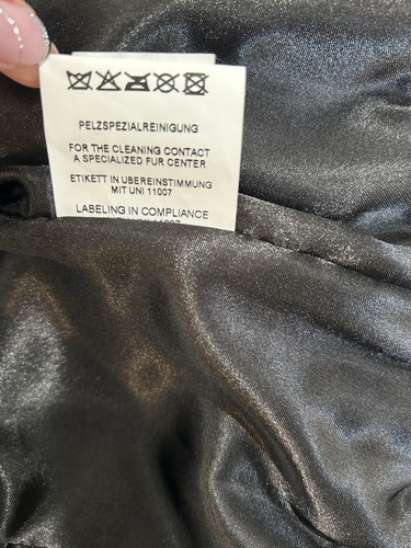 Inochi Real Fur Vest Size M/L Pink/purple Black Zip Up High Nick | eBay