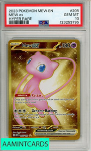 Mew ex 2023 Scarlet & Violet: 151 #205/165 Hyper Rare (Secret) Price ...