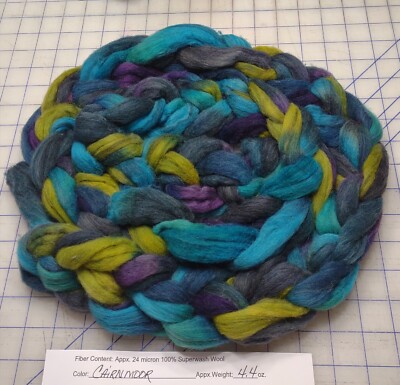 Superwash Wool Sliver Roving Spinning Handpainted USA NWT Cairnmoor | eBay
