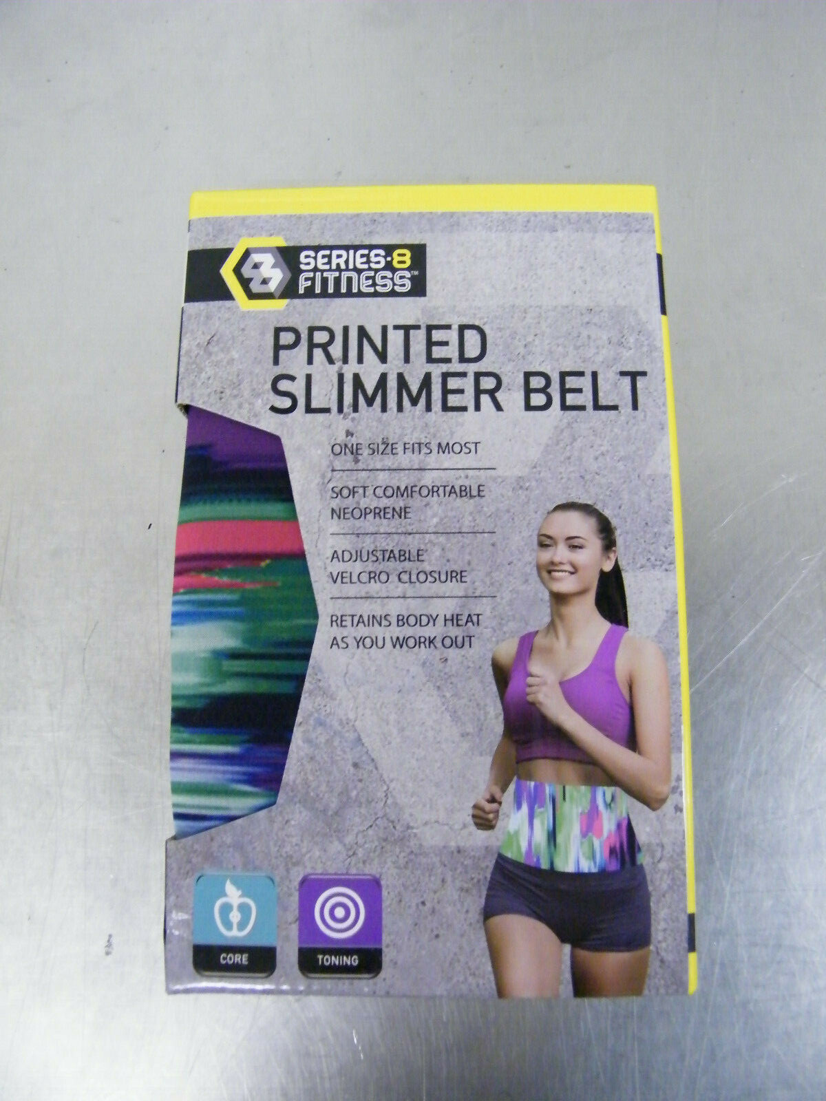 Series 8 Fitness Printed Slimmer Belt, Toning & Core, One Size Fits ...