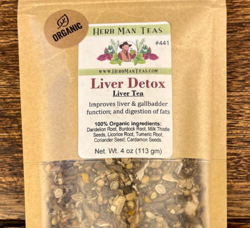 LIVER TEA - effective liver-detoxing blend; lowers blood fat; clears ...