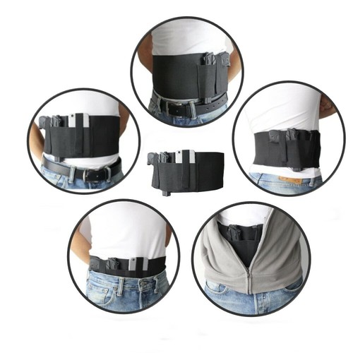 Tactical Belly Band Holster Concealed Carry Pistol Hidden Gun Belt ...