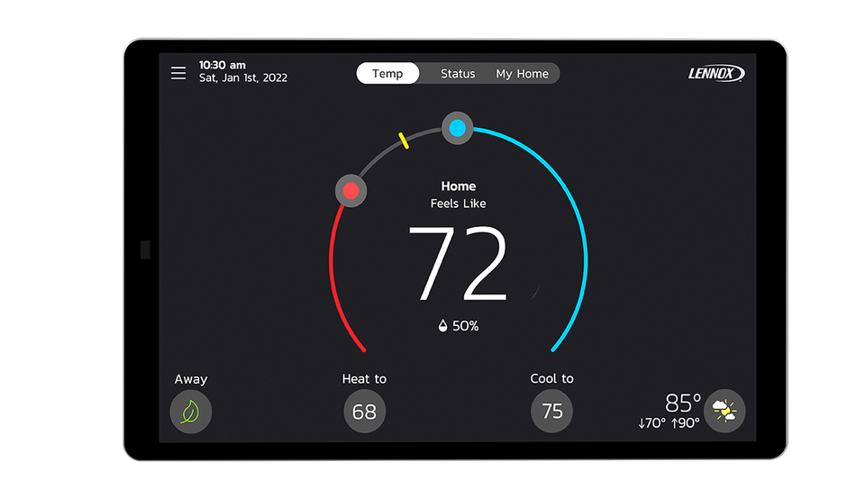 2025 Lennox 22V24 iComfort S40 Ultra Smart Thermostat NEW Replaces ...