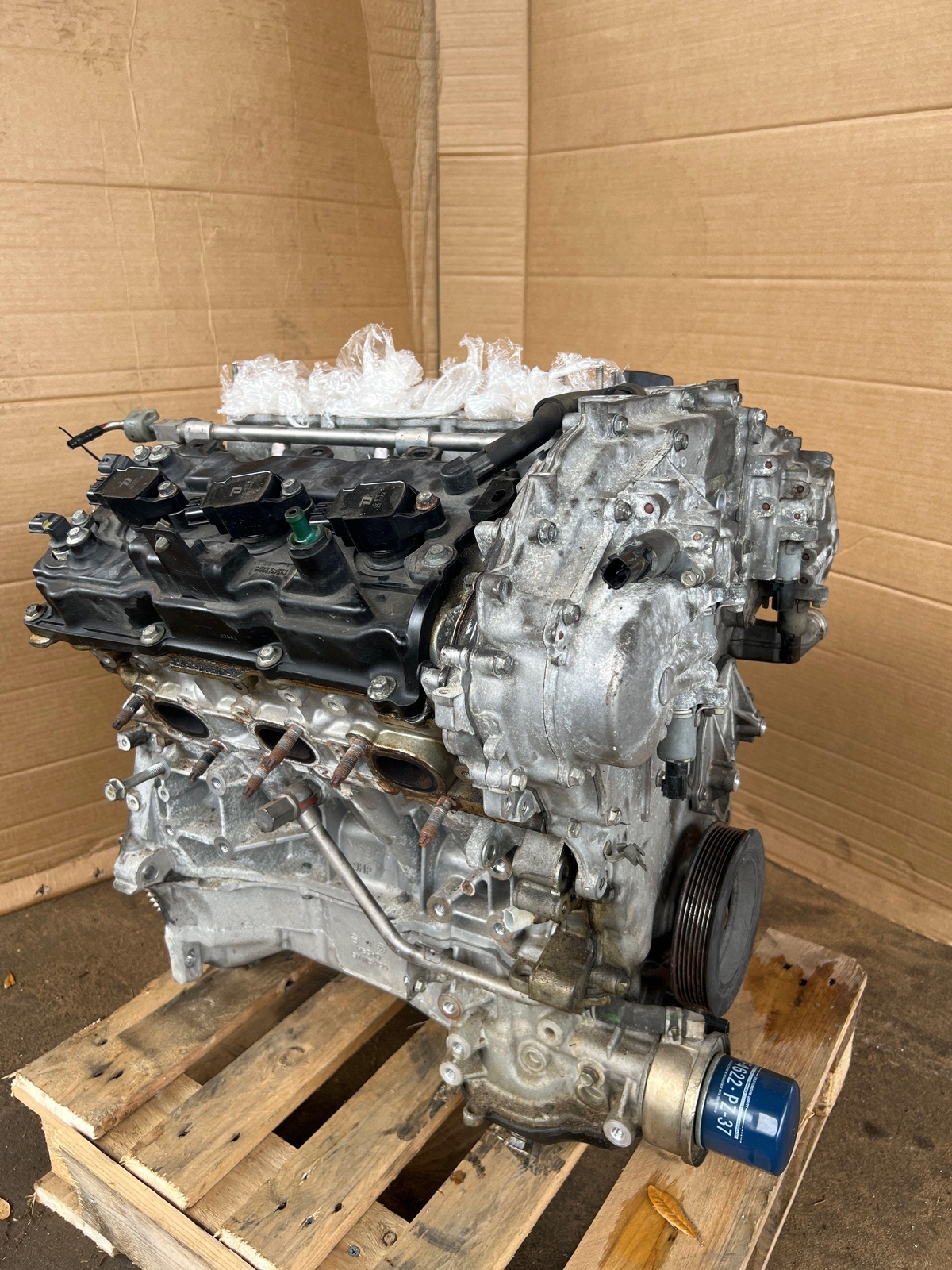 Fits 15 16 NISSAN PATHFINDER 3.5L Engine Assy VIN A 4th Digit Runs ...