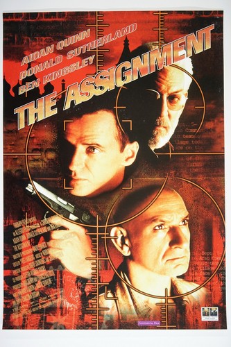THE ASSIGNMENT Orig INT HV movie poster 1997 AIDAN QUINN SUTHERLAND BEN KINGSLEY | eBay