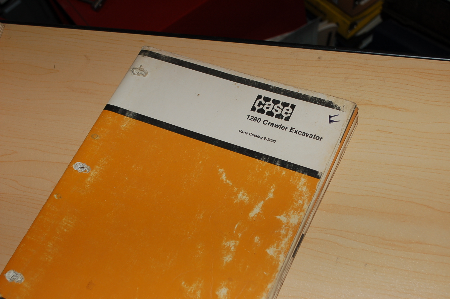 CASE 1280 Crawler Excavator TrackHoe Spare Parts Manual book catalog 8 ...