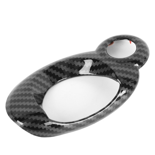 Car Ignition Switch Ring Cover Carbon Grain Smooth Surface Compact For ...