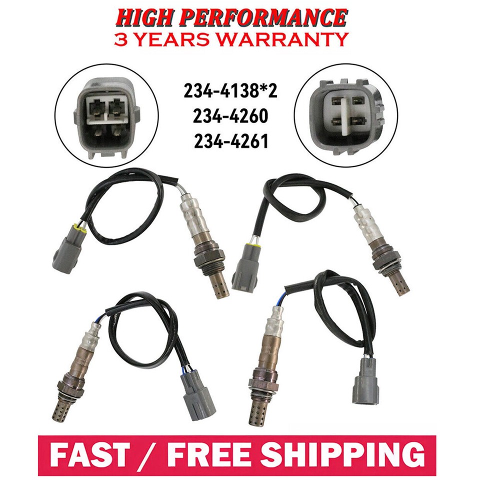 4PCS Upstream Downstream Oxygen O2 Sensor For Toyota Sienna Camry Lexus ...
