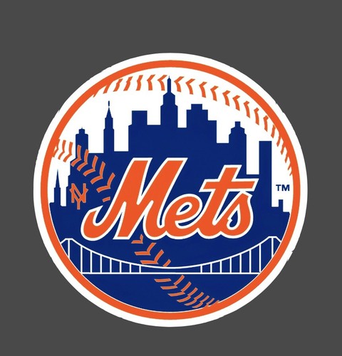 NEW YORK METS Logo Sticker Bat Stickers Laptop Mug Car MLB Baseball ...