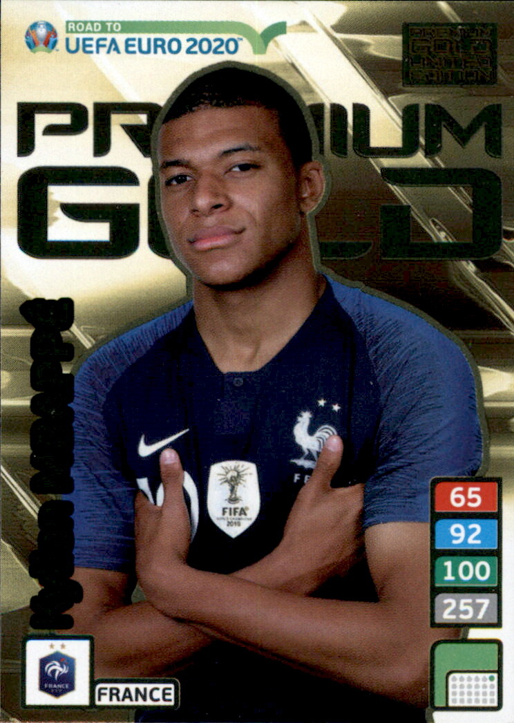 Kylian Mbappe - Limited Edition - Panini Adrenalyn Road to EURO EM 2020 ...