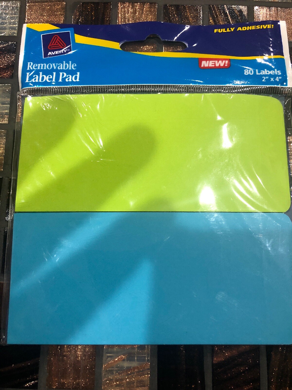 Avery Removable Label Pad 80 Labels 2” By 4” Fully Adhesive 72782220228 ...